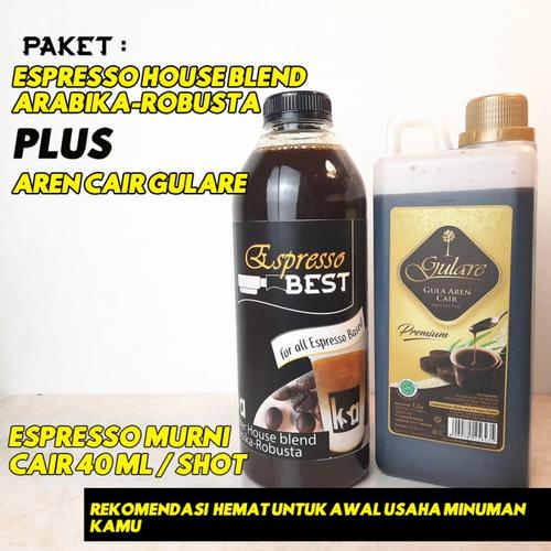 Jual Paket Sirup Gula Aren Gulare dan Espresso Robusta Arabika Bengkulu ...