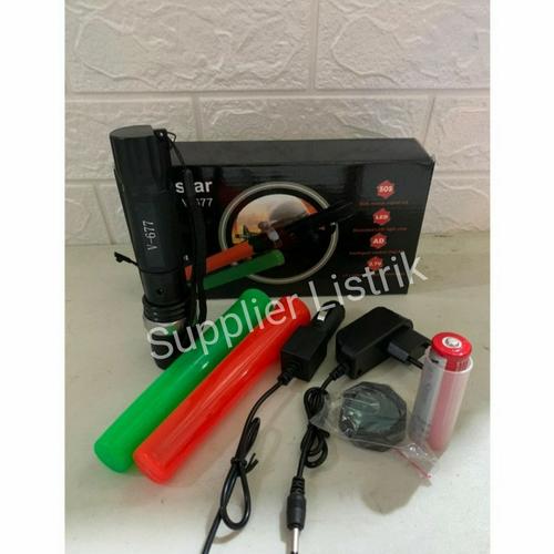 Jual SENTER LED POLICE SWAT 88000W SUPER TERANG 107 SENTER LALIN - Kota ...
