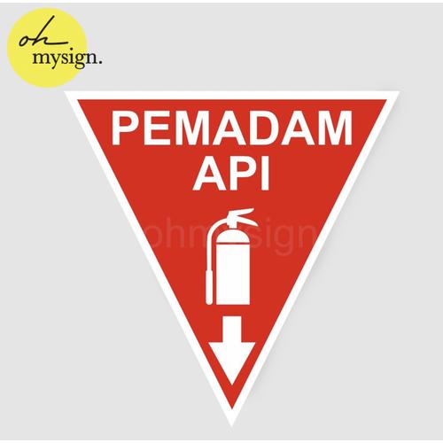 Jual SIGN AKRILIK SIMBOL PEMADAM API | LABEL AKRILIK PEMADAM API ...