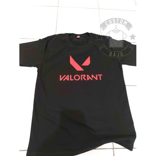 Jual Kaos Game Valorant Logo 398 - Hitam, 2 - Jakarta Barat - Custom ...