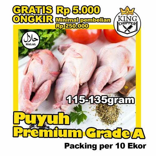 Jual BURUNG PUYUH PREMIUM GRADE A 115 - 135 GRAM FROZEN FRESH SEGAR ...