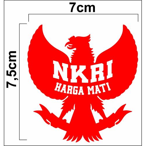 Jual Stiker cutting gambar garuda NKRI, stiker burung garuda RI - Kota ...