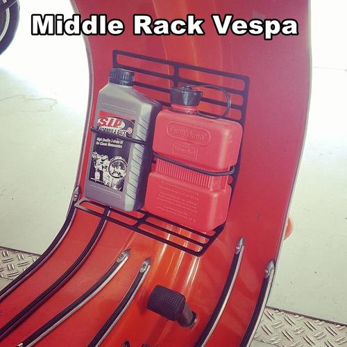 Jual Middle Rack Rak Vespa Super Sprint VBB PTS - Black Coating - Kab ...