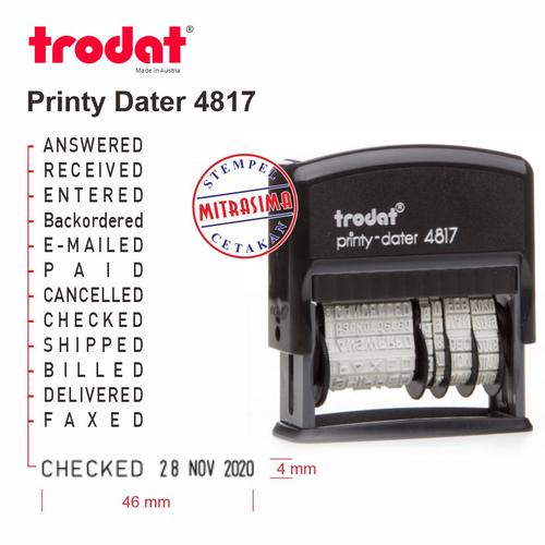 Jual Stempel Trodat Dater 4817 ( Stempel aneka tulisan dengan tanggal ...