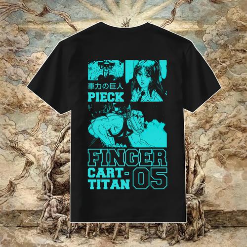 Jual PIECK FINGER CART TITAN - ATTACK ON TITAN TSHIRT - 30s, XXL - Kab ...