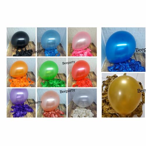 Jual Balon Metalik 12inch Tebal/ Balon Lateks Metalik warna - Pink ...