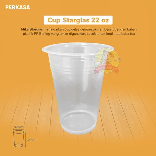 Promo Cup Gelas Plastik 22 oz / Cup Thai Tea Boba / Cup Starglas PP 22 ...