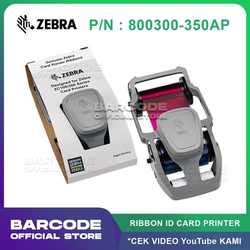 Promo RIBBON TINTA PRINTER KARTU ZEBRA ZC300 ZC-300 YMCKO PN : 800300-350AP - 800300-250AP Cicil ...