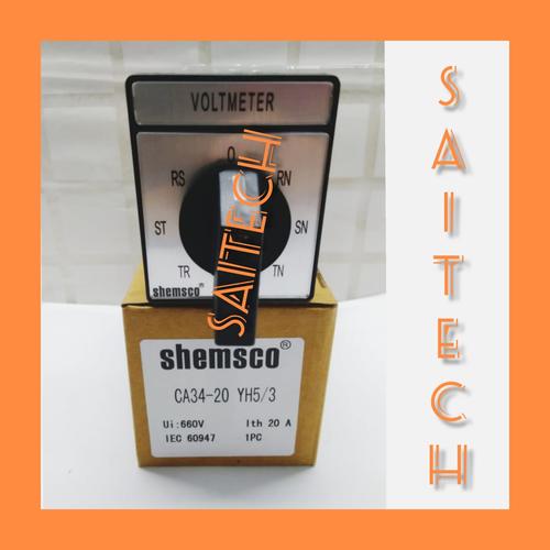 Jual Rotary Switch CA-34-VOLT SELECTOR / CA34VOLTSELECTOR 7 Pos Shemsco ...