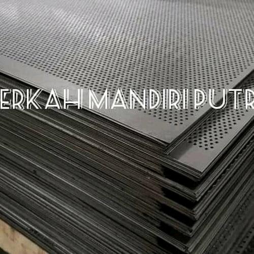 Jual plat lubang / perforated besi 0,8mm lubang 4mm dimensi 1 x 2 mtr ...