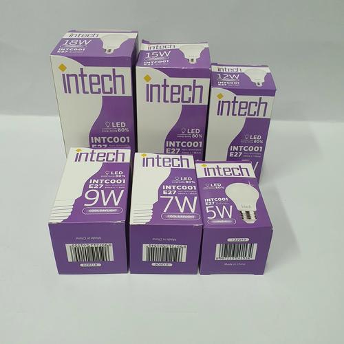 Jual Lampu LED Bohlam Bulat 7 Watt INTC001 - INTECH - Jakarta Pusat ...