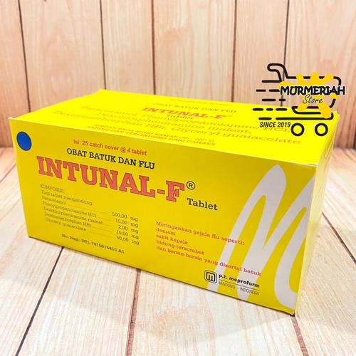 Jual INTUNAL-F BOX isi 25 strip(100 tablet) INTUNAL FORTE- Obat Batuk ...