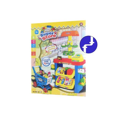 Jual Mainan Mini Home Supermarket Playset 922-03 (Super Market) Trolley ...