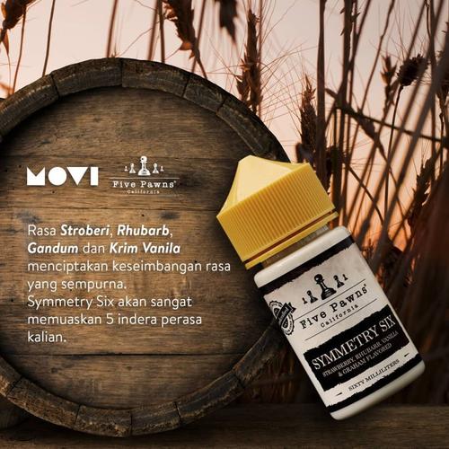 Jual FIVE PAWNS SYMMETRY SIX LIQUID US VAPOR VAPE - Kota Bandung - MOVI ...