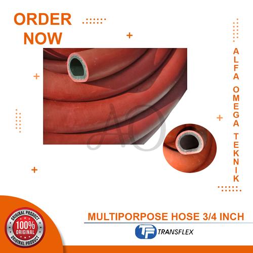 Jual TRANSFLEX HOSE MULTIPURPOSE 3/4 INCH SELANG KARET BENANG SERBAGUNA ...
