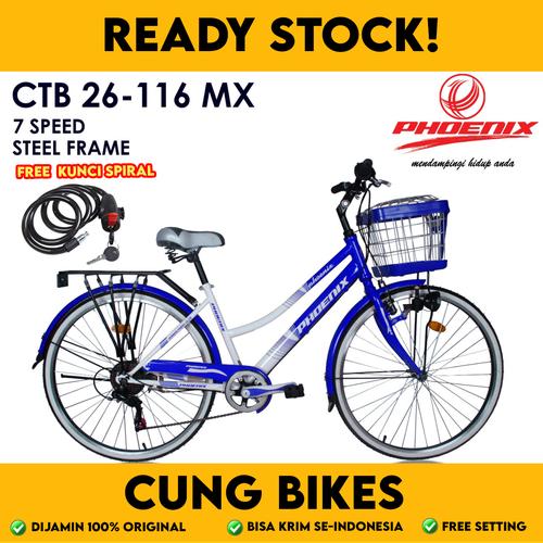 Jual SEPEDA MINI PHOENIX TYPE 116 UKURAN 26 UNTUK DEWASA - Ungu ...