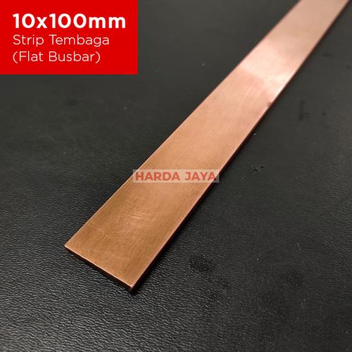 Jual Busbar Tembaga 10mm x 100mm | Copper Strip Batangan Potong 10 x ...