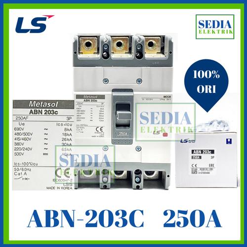 Jual LS MCCB MCB ABN-203C-250A 203C 250A ABN203C 3P - Kota Cimahi - Sedia Elektrik | Tokopedia
