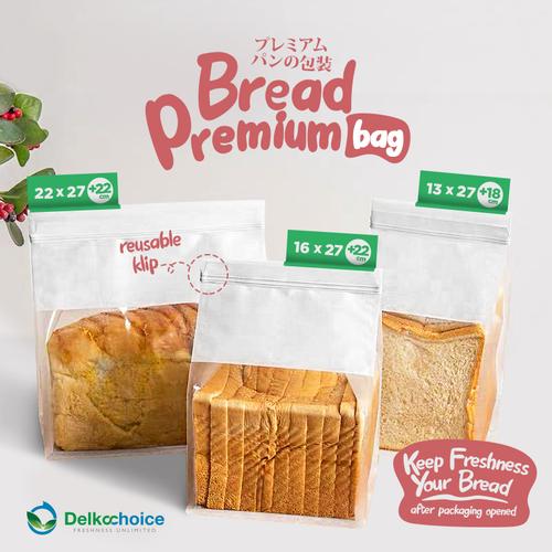 Jual PLASTIK KLIP OPP / PLASTIK BUNGKUS ROTI DELKOCHOICE SATUAN VARIAN ...