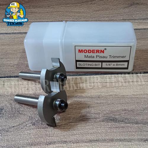 Jual Mata Profil Kayu Slotting Bit Router 1/4 x 5/16 inch ( 8 mili ...
