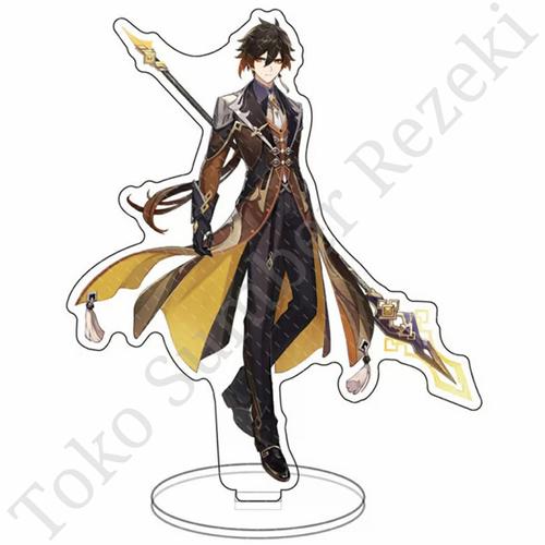 Jual Genshin Impact Zhongli Xinyan Cosplay Character Hero Figure ...