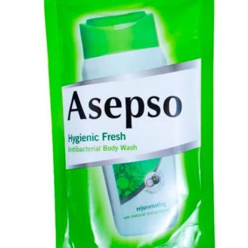 Jual ASEPSO BODY WASH SABUN CAIR ANTISEPTIC ANTIBAKTERI REFILL 450ML - hijau muda - Jakarta ...