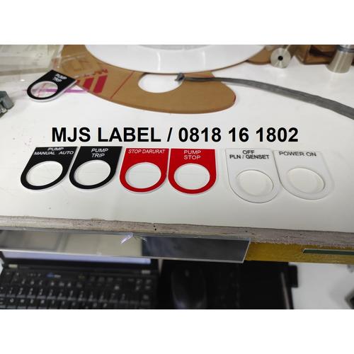 Jual Label 22mm custom pilot lamp / push button / emergency stop ...
