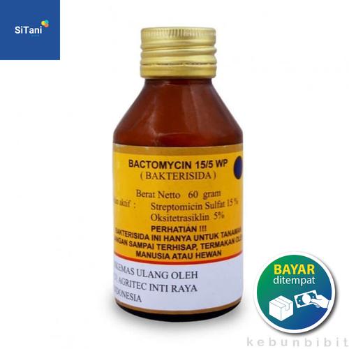 Jual Bakterisida Bactomycin 15 5 WP 60 Gr - Kab. Blitar - Si_Tani ...