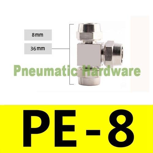 Jual 8mm T Union Tee Brass Connector Tee kuningan copper fitting slang ...