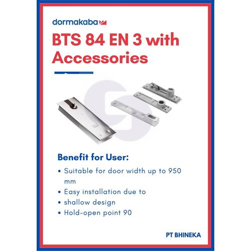 Jual Dorma BTS84 EN3 HO with accessories dormakaba BTS 84 EN 3 Hold ...