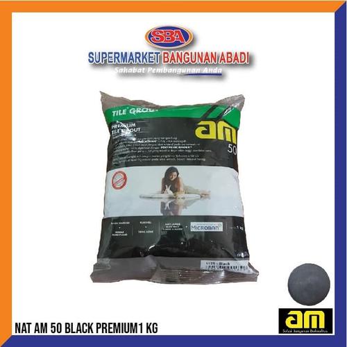 Jual SEMEN NAT AM 51 BLACK PREMIUM TILEGROUT 1 KG DENGAN MICROBAN ...