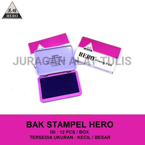 Jual BAK STAMPEL / BANTALAN STAMPEL / STAMP PAD HERO KECIL / BESAR ...