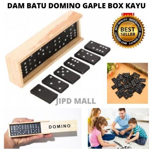 Jual Kartu Dam Batu Gaple Domino Box Kayu Set Exclusive 111 - Jakarta ...