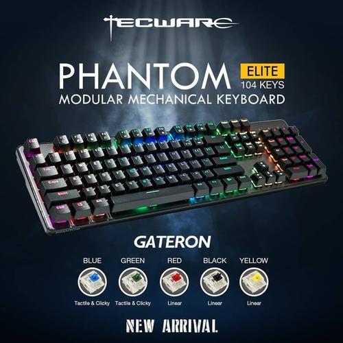 Jual Mechanical Keyboard Tecware / Techware Phantom Elite 104 RGB ...