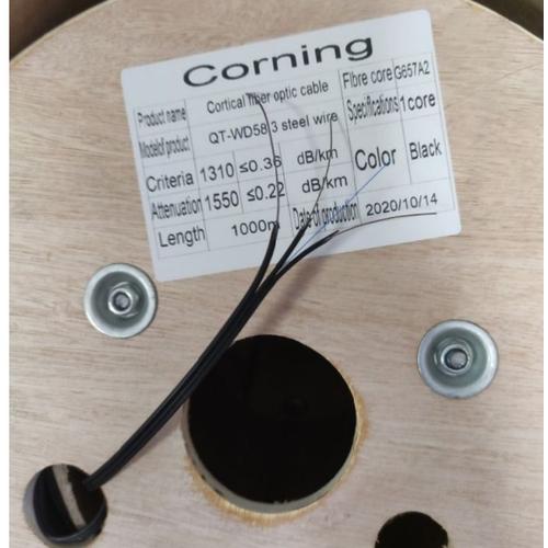 Jual CORNING Kabel Drop Wire Optik / DW FO FTTH 1 core 3 seling @1000 ...