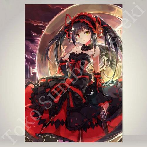 Jual Poster Art Date A Live Bullet Foto Paper Tokisaki Kurumi Paper ...
