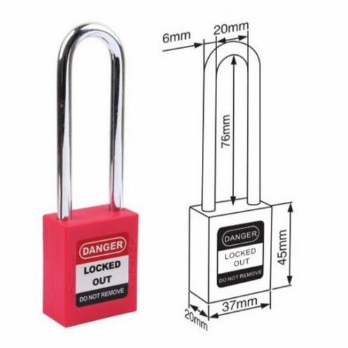 Jual Gembok safety LOTO leher panjang seperti padlock masterlock 410LT ...