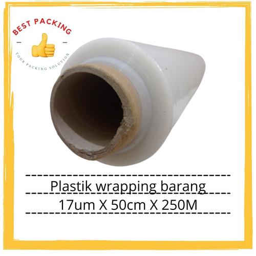 Jual Plastik wrap - wrapping barang 17um x 50cm x 250m - Jakarta Barat ...
