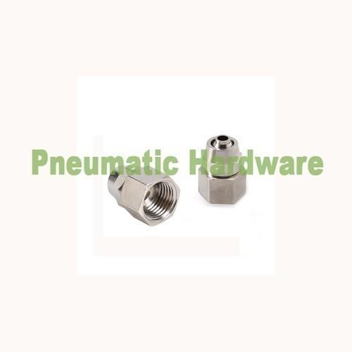 Jual Fitting pneumatic lurus Female Connector Selang 6mm Drat 1/8" KJ05 ...