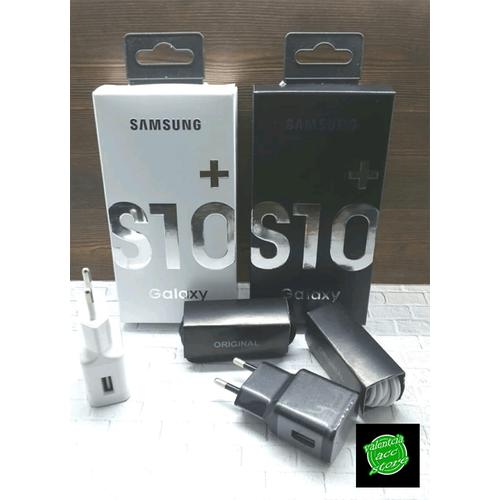 Jual CHARGER SAMSUNG GALAXY S10+ ORIGINAL FAST CHARGING (MICRO DAN TYPE ...