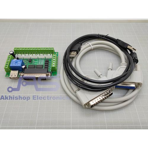 Jual MACH3 5 Axis CNC Interface Board Termasuk Kabel USB dan DB25 ...