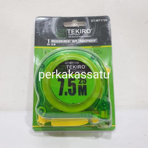 Jual METERAN TARIK TEKIRO 7.5M 7,5 7.5 M METER MEASURING TAPE GT-MT1720 ...
