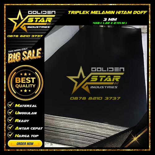 Jual Plywood / Triplek Melamin hitam doff SF ( 1 muka ) / BERKUALITAS ...