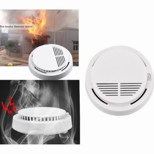 Jual Smoke Detector Alat Alarm Pendeteksi Asap Pencegah Api Kebakaran ...