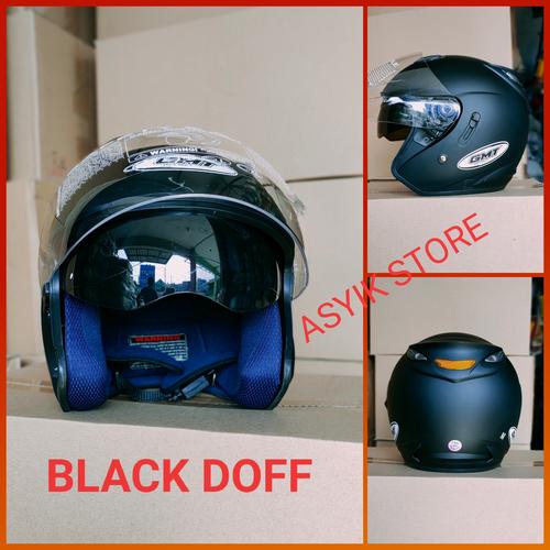 Jual HELM laki - laki atau wanita Dewasa standar SNI - HITAM DOF, XL ...