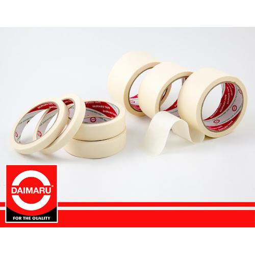 Jual Masking Tape / Lakban Kertas Daimaru 1 inch / 24 mm x 21 meter ...