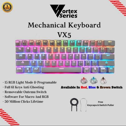 Jual Vortex Series VX5 Mechanical Gaming Keyboard RGB Garansi Resmi 1 ...