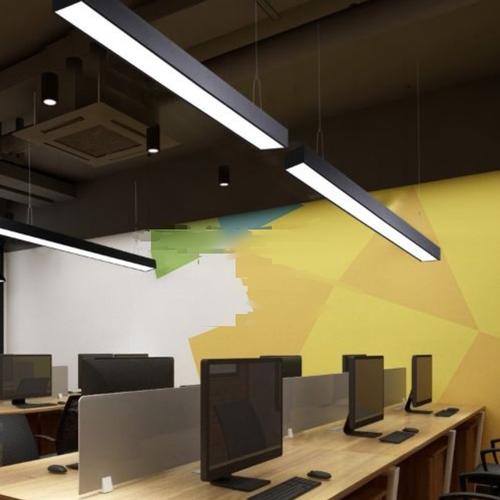 Jual lampu gantung kantor led lampu kap persegi panjang office 28w ...