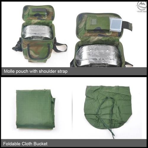 Jual Pathfinder Military Canteen Cookware Set Camping Canteen Mess Kit ...