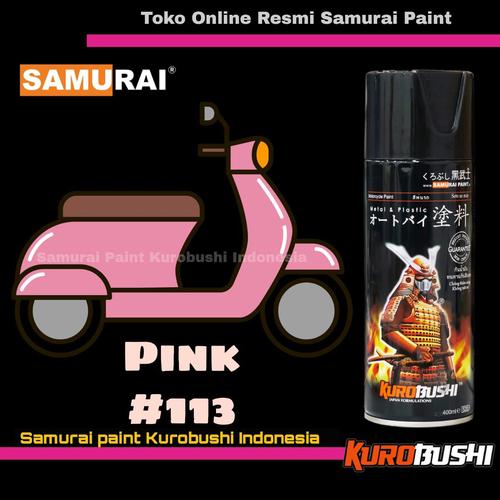 Jual Samurai Paint PINK 113 Warna Standar Merah Muda Cat Semprot ...